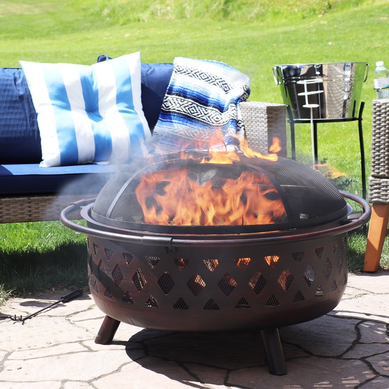 Commercial Large Wood Burning Fire Pit