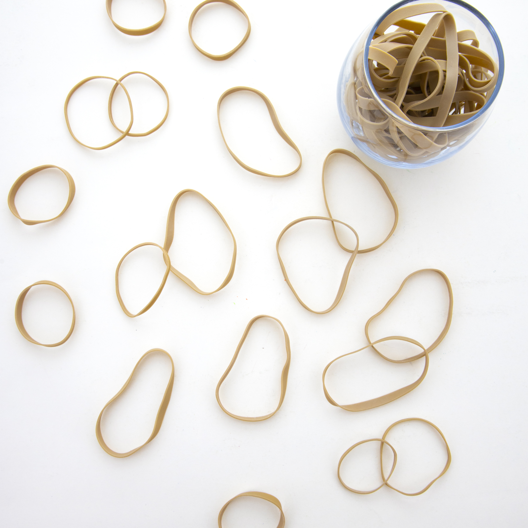 BAZIC Rubber Bands Assorted Sizes 2 Oz 56.7 g Multipurpose Office and ...