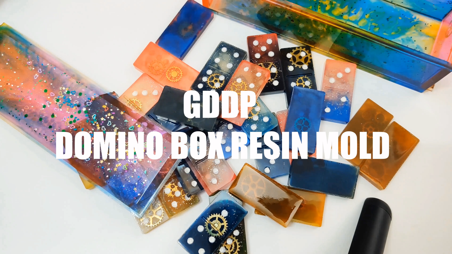 Domino Epoxy Resin Mold Set for DIY Storage Boxes and Resin Crafts ...