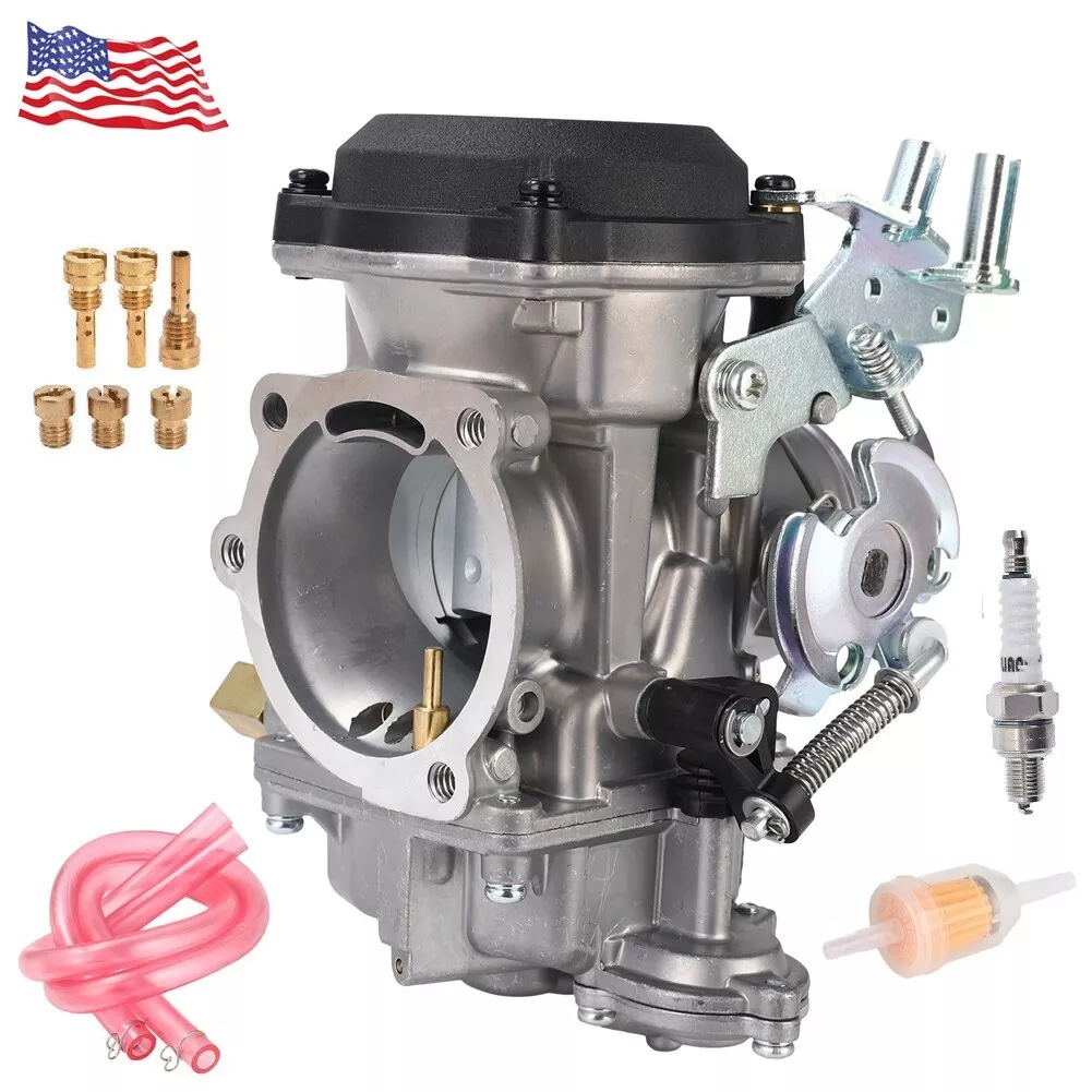CV40 Carburetor for Road King Super Glide/Softail/Dyna & FXR/Touring ...