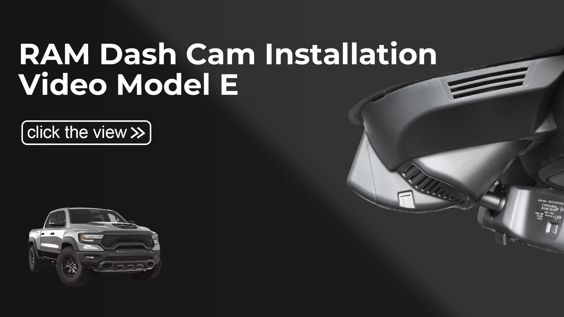 Mangoal 4K Dash Cam Custom fit for 5th Gen Dodge RAM 1500,2019 2020 ...