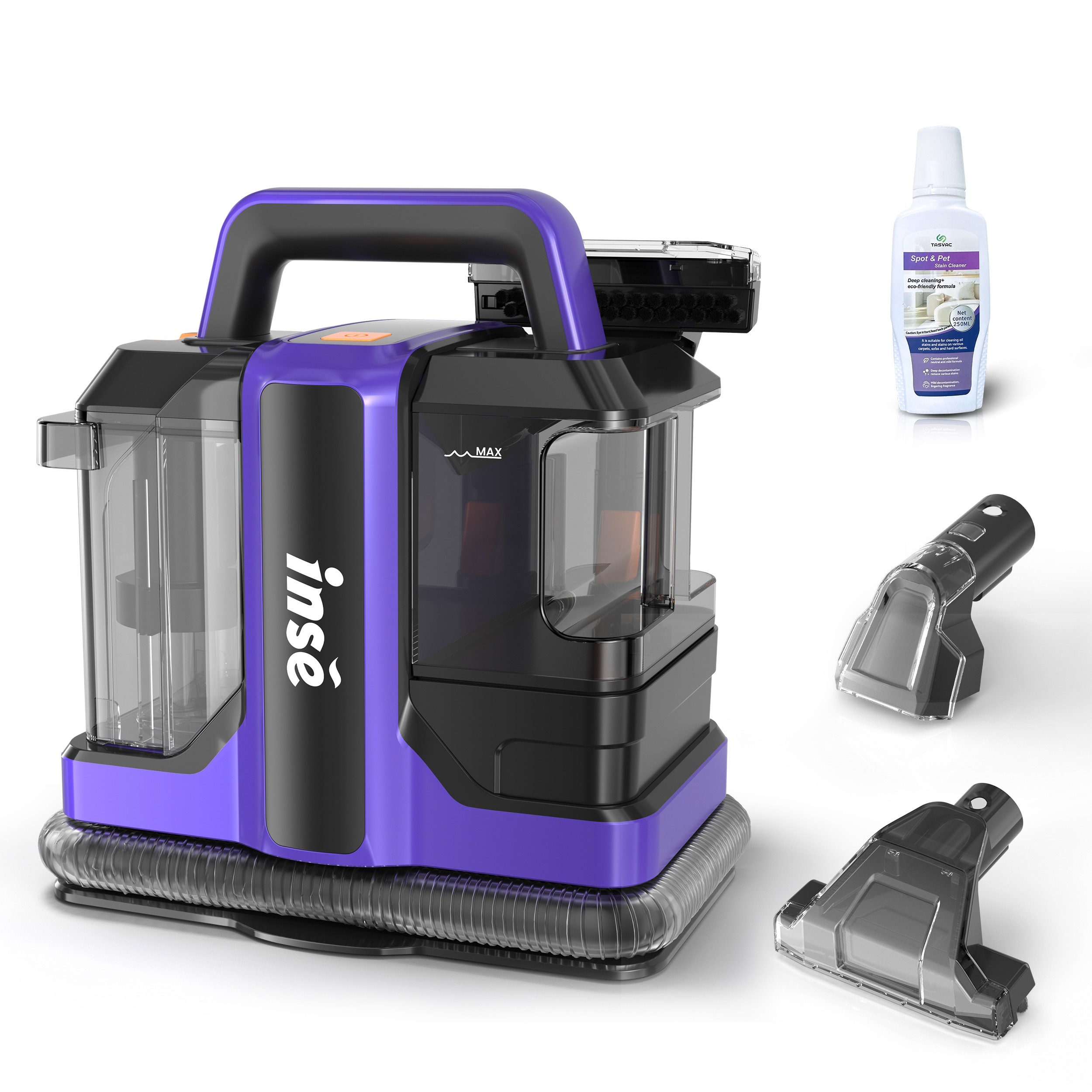 POWEART Portable Carpet Cleaner, for Carpet, Upholstery & Auto, Large ...