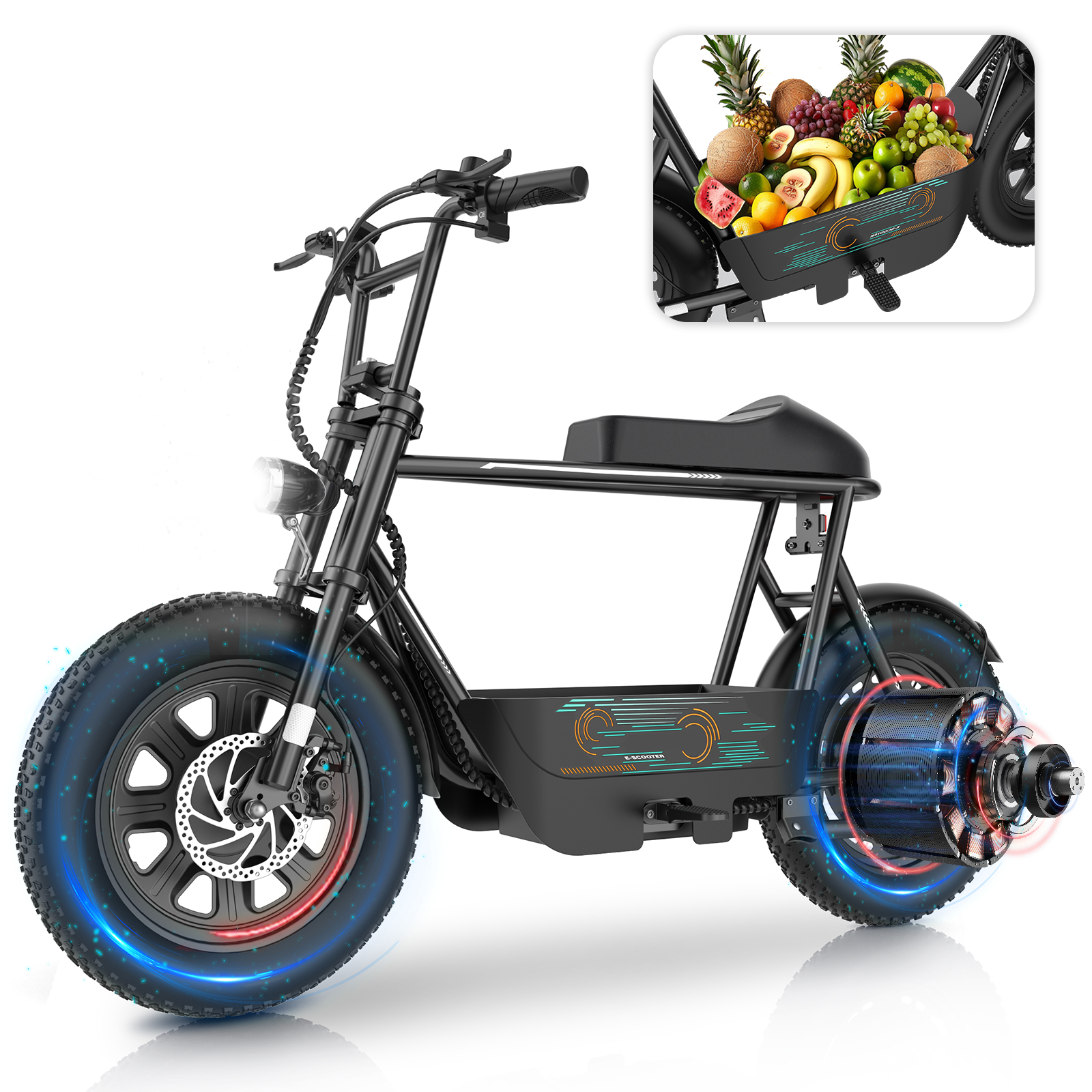 COBIZI Electric Scooter Electric Scooters for Adults, Peak 819W Motor ...