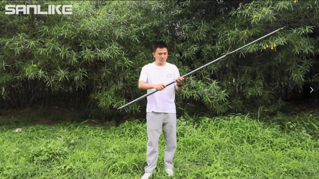 SAN LIKE Flexible Telescopic Extension Aluminum Tarp Poles - Camping ...