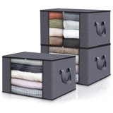 Pretxorve Foldable Storage Box for Clothes, Large Capacity, 23x16x13 ...