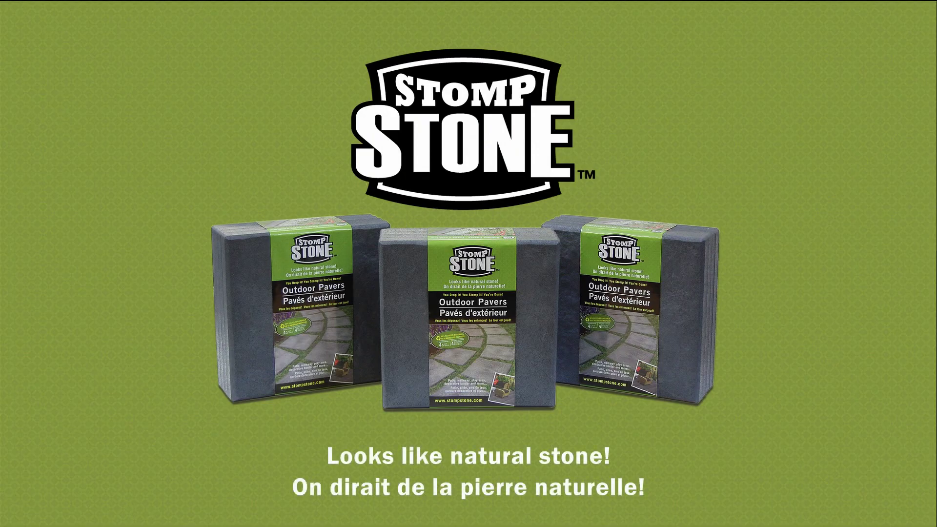Garden Central 10 Pack 12" x 12" Stomp Stone Decorative Stepping ...