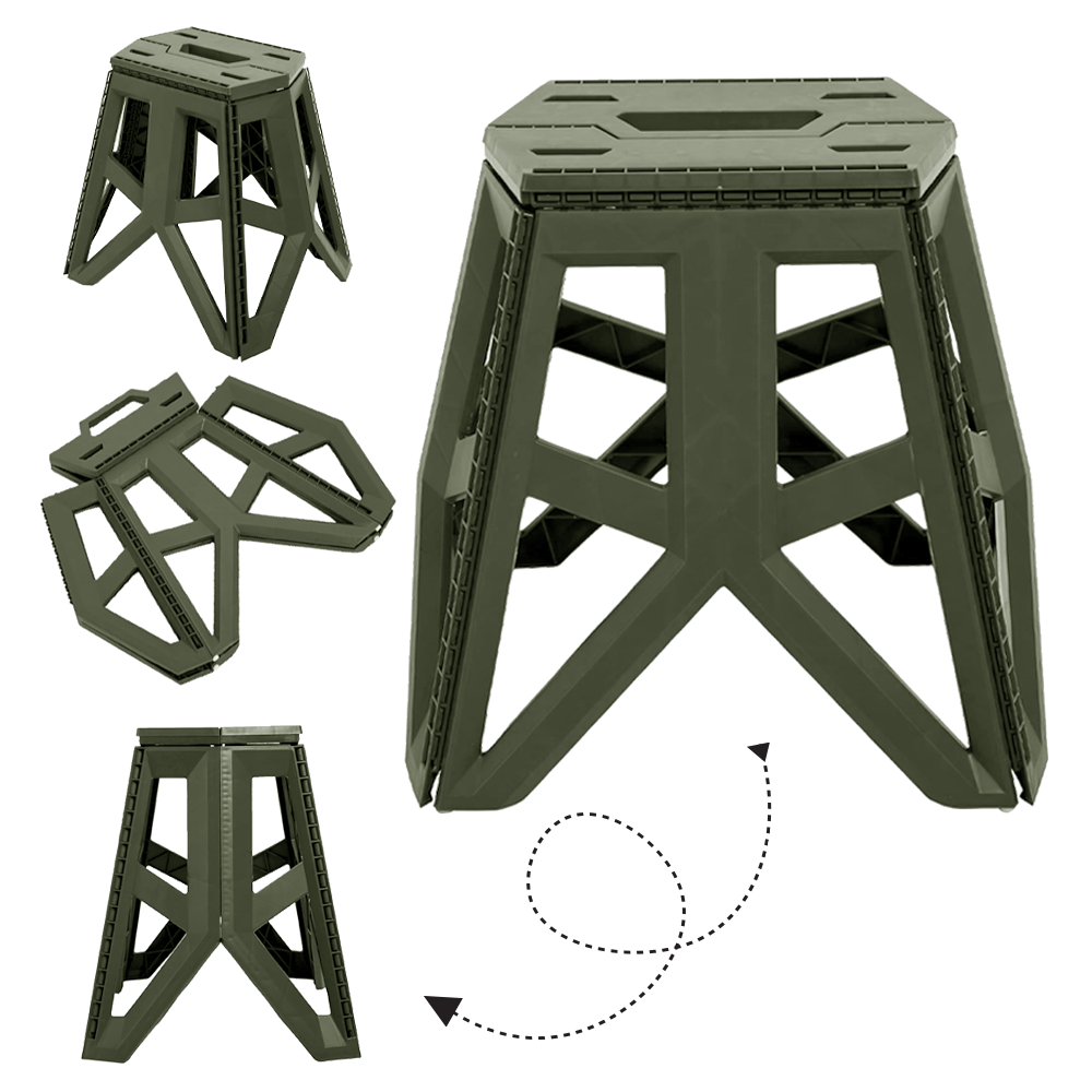 SINT Nonslip Folding Step Stool – Lightweight, Heavy Duty & Portable ...