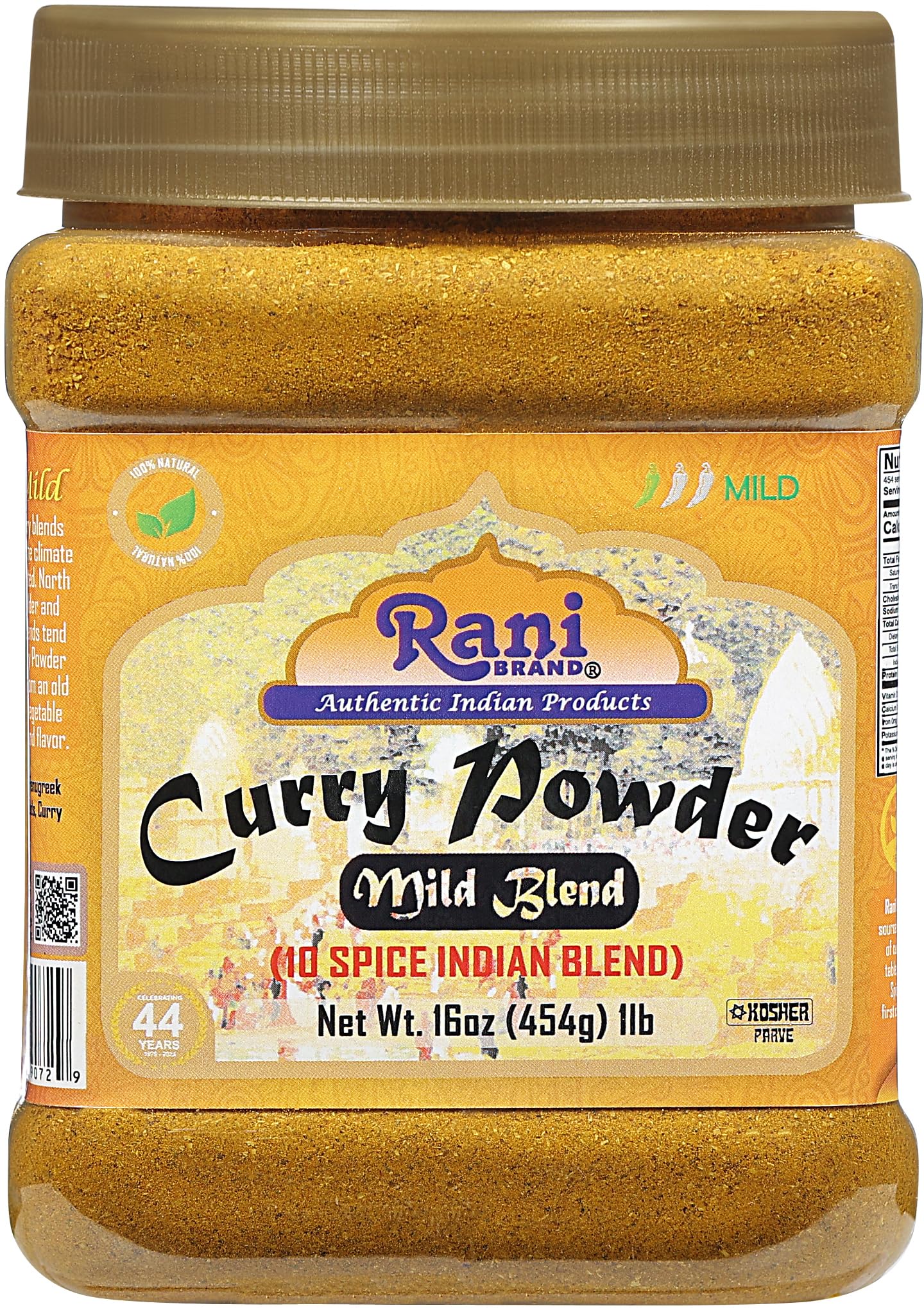 Rani Brand Mild Curry Powder 16oz Authentic Indian Spice Blend ...