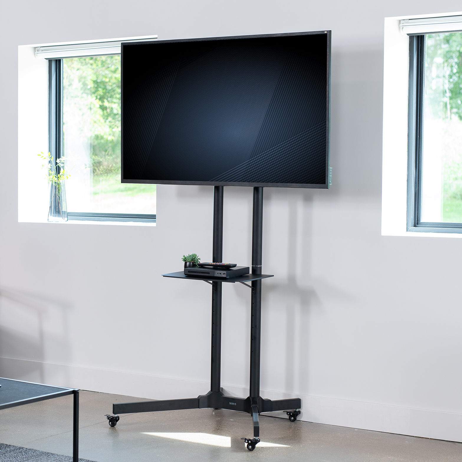 VIVO Universal Mobile TV Stand with Floor Base for 32-83” LCD LED ...