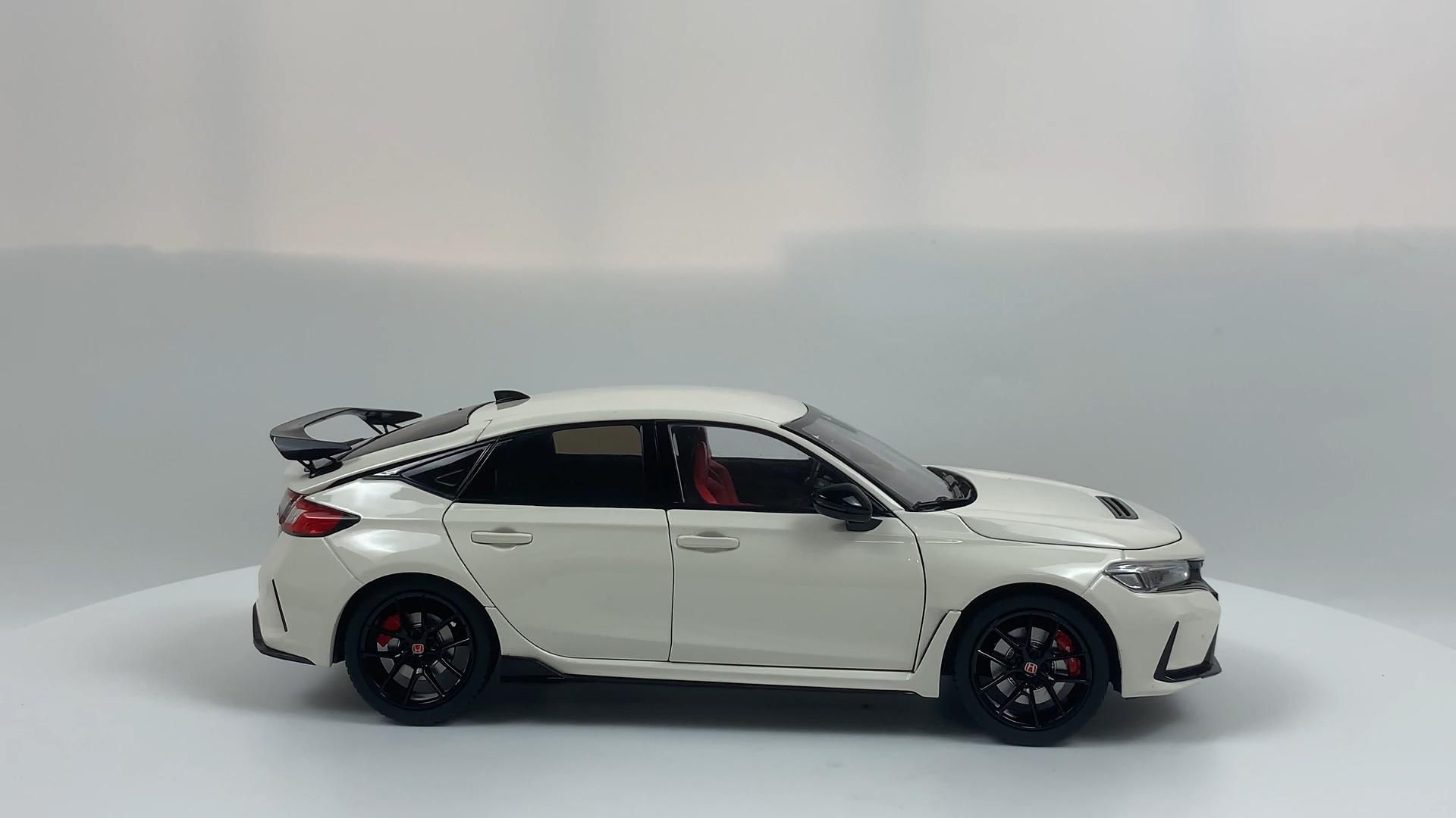 1:18 Scale Paudi Honda Civic Type-R FL5 2023 White Diecast Model Car ...
