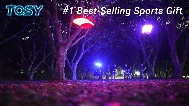 TOSY Flying Disc - 108 RGB Multicolor LEDs, Super Bright, Smart Modes ...