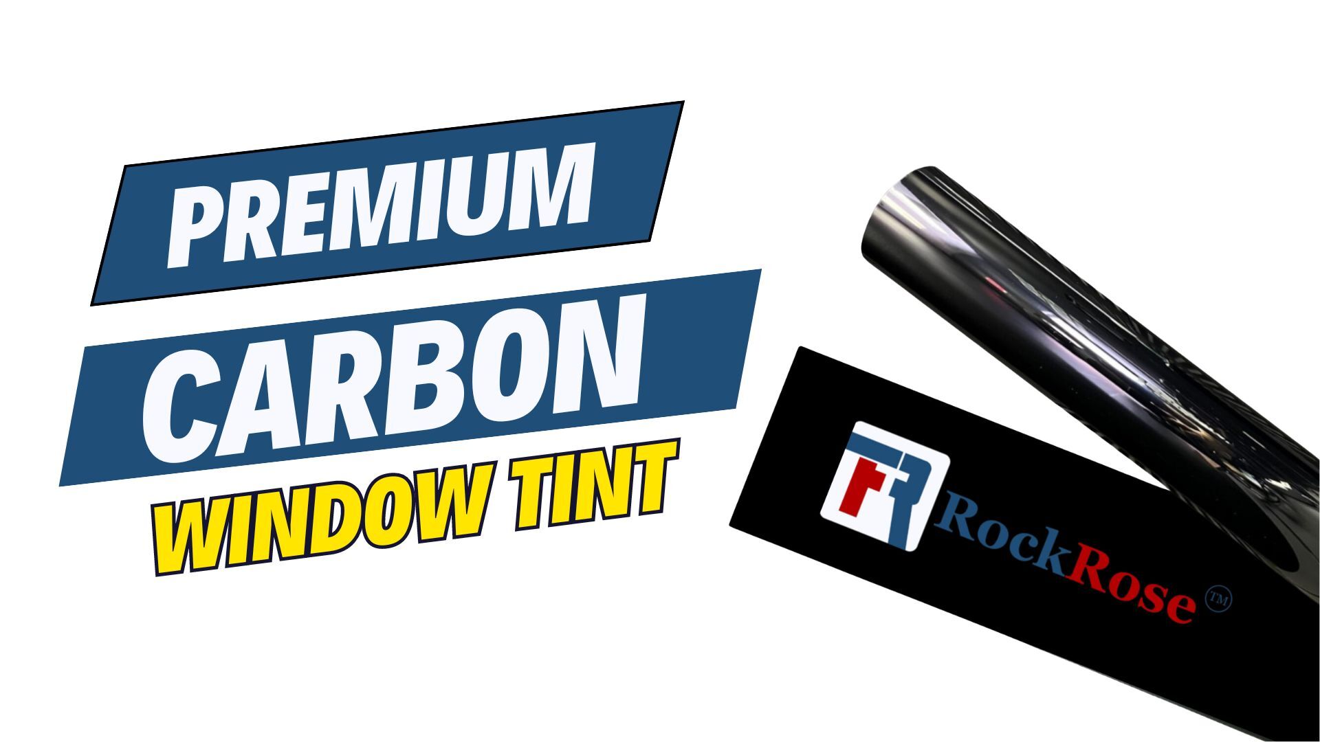 RockRose 20% VLT Car Window Tint - 2PLY Premium Carbon Professional ...