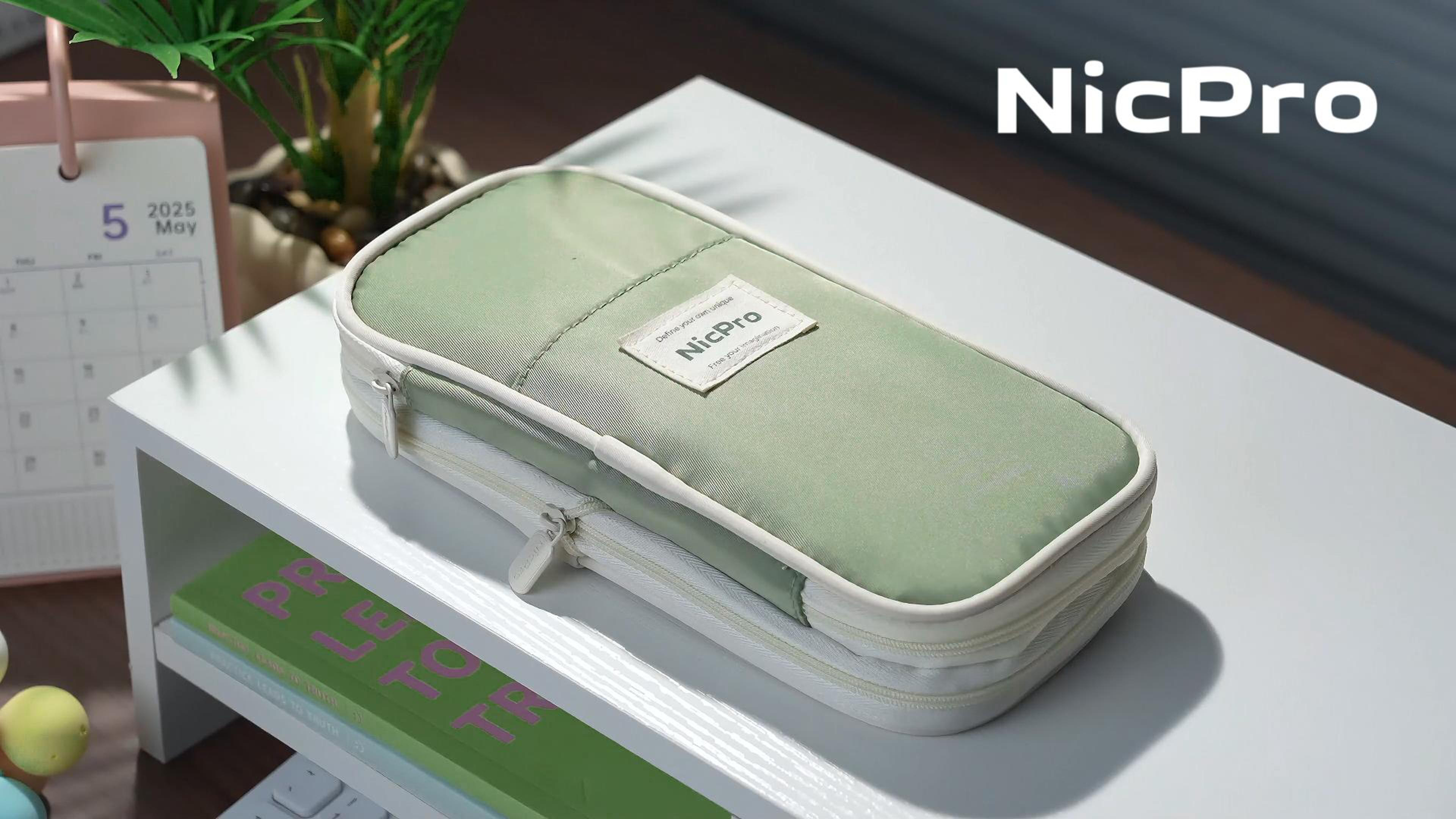 Nicpro 39Pcs School Supply Set: Pen Case, 12 Highlighters, 5 Black Pens ...