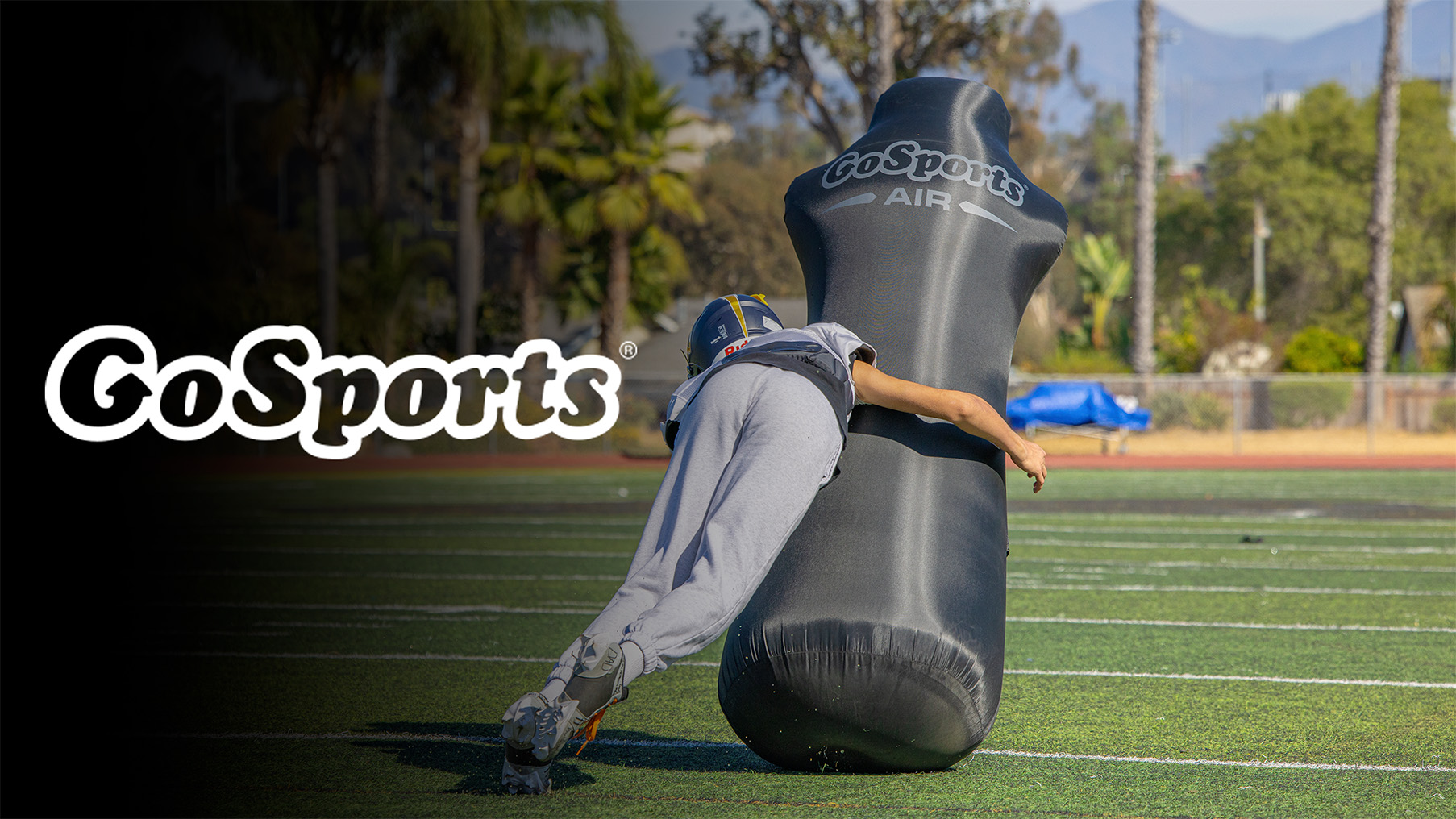 GoSports Football Blocking Dummy, 6 ft Inflatable, Water Weighted Base ...