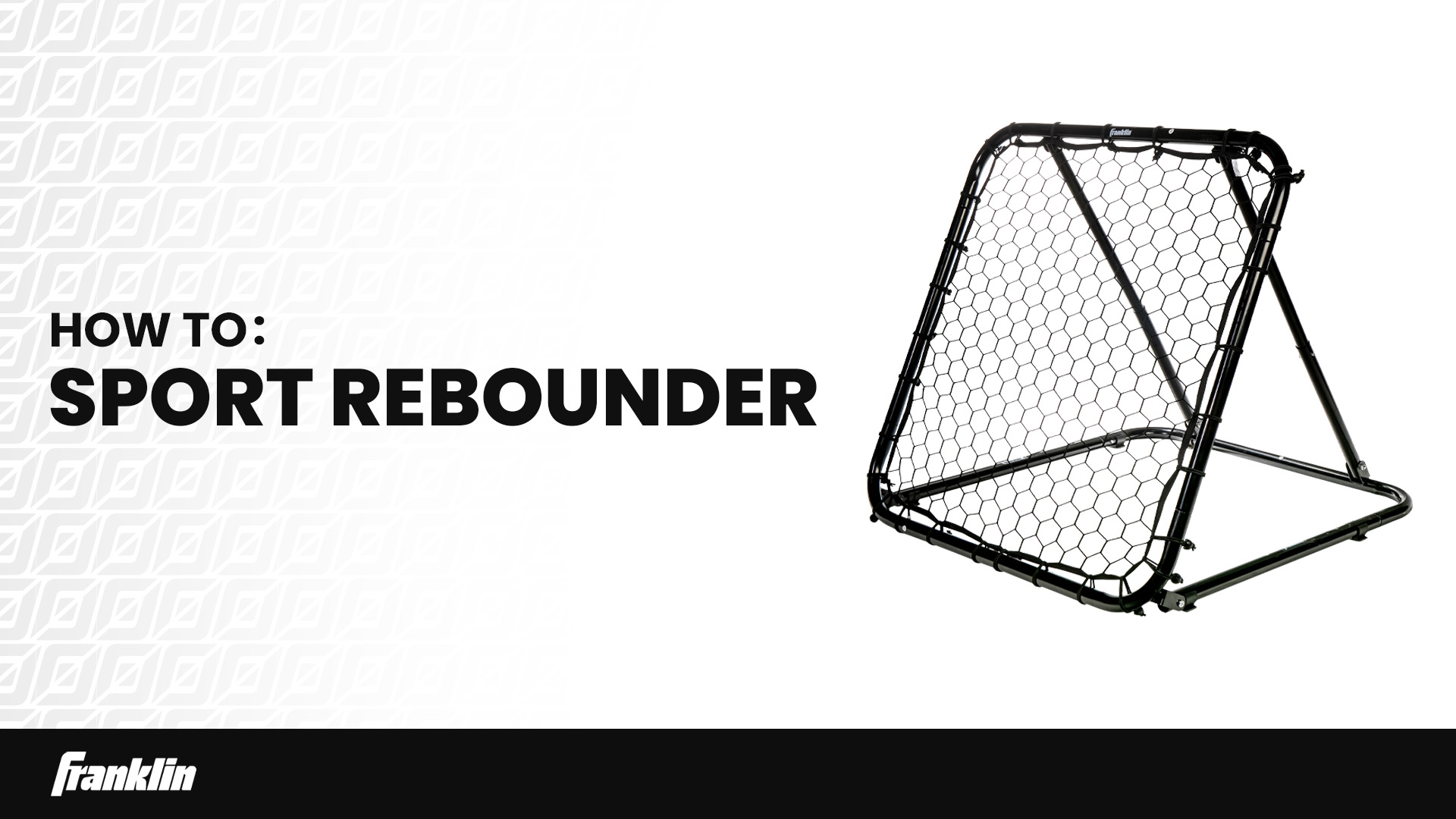 Franklin Sports 3' x 3' Multi-Sport Basketball Pass Back Rebounder Net ...