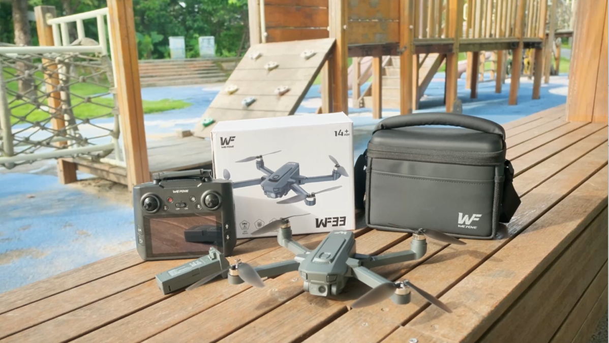 WEFONE, Drones with Camera for Adults, WF33, 4K GPS Foldable FPV Drone ...