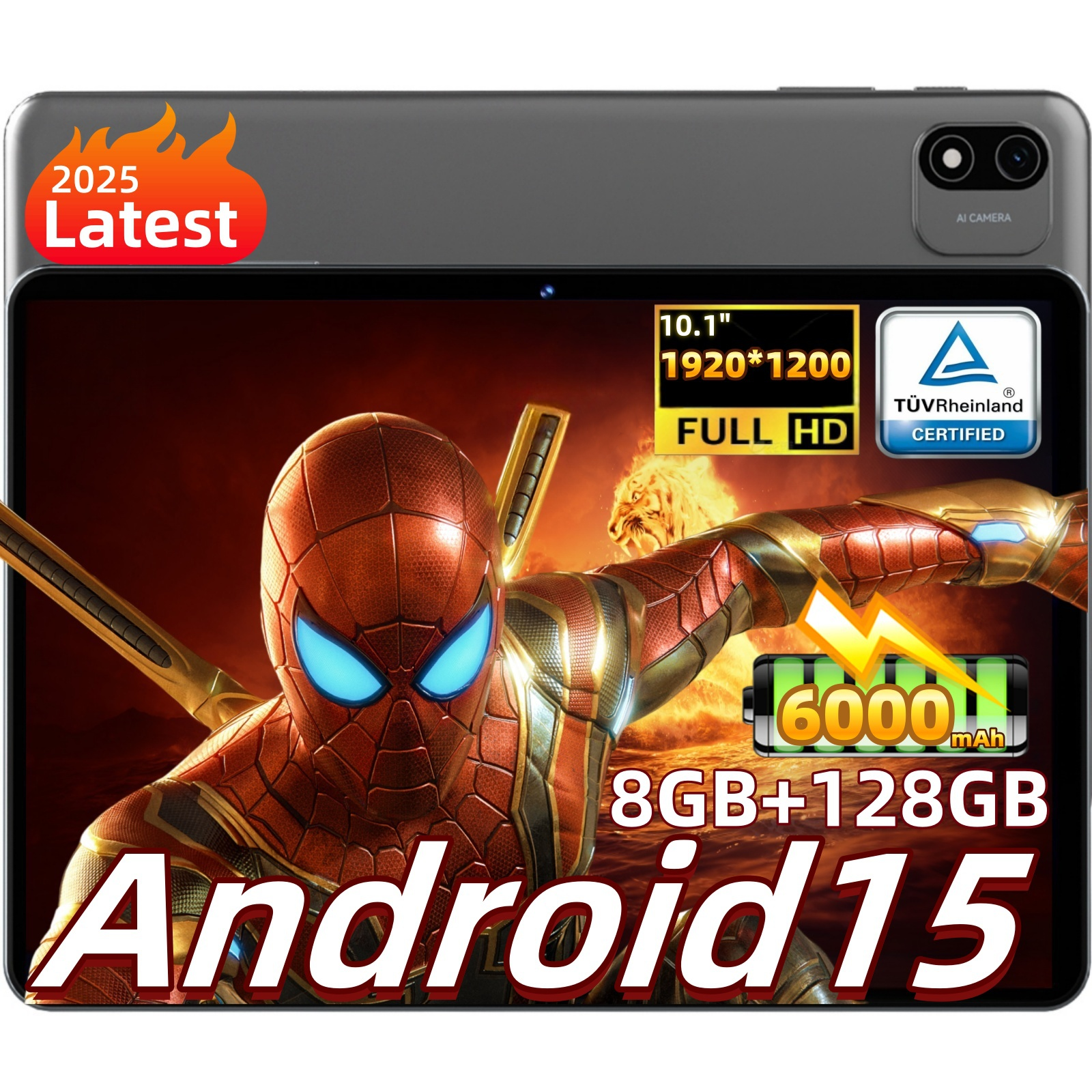 Android Tablet, 10 Inch Tablet, Gemini Al 2.0 Android Tablets, 2 In 1 ...