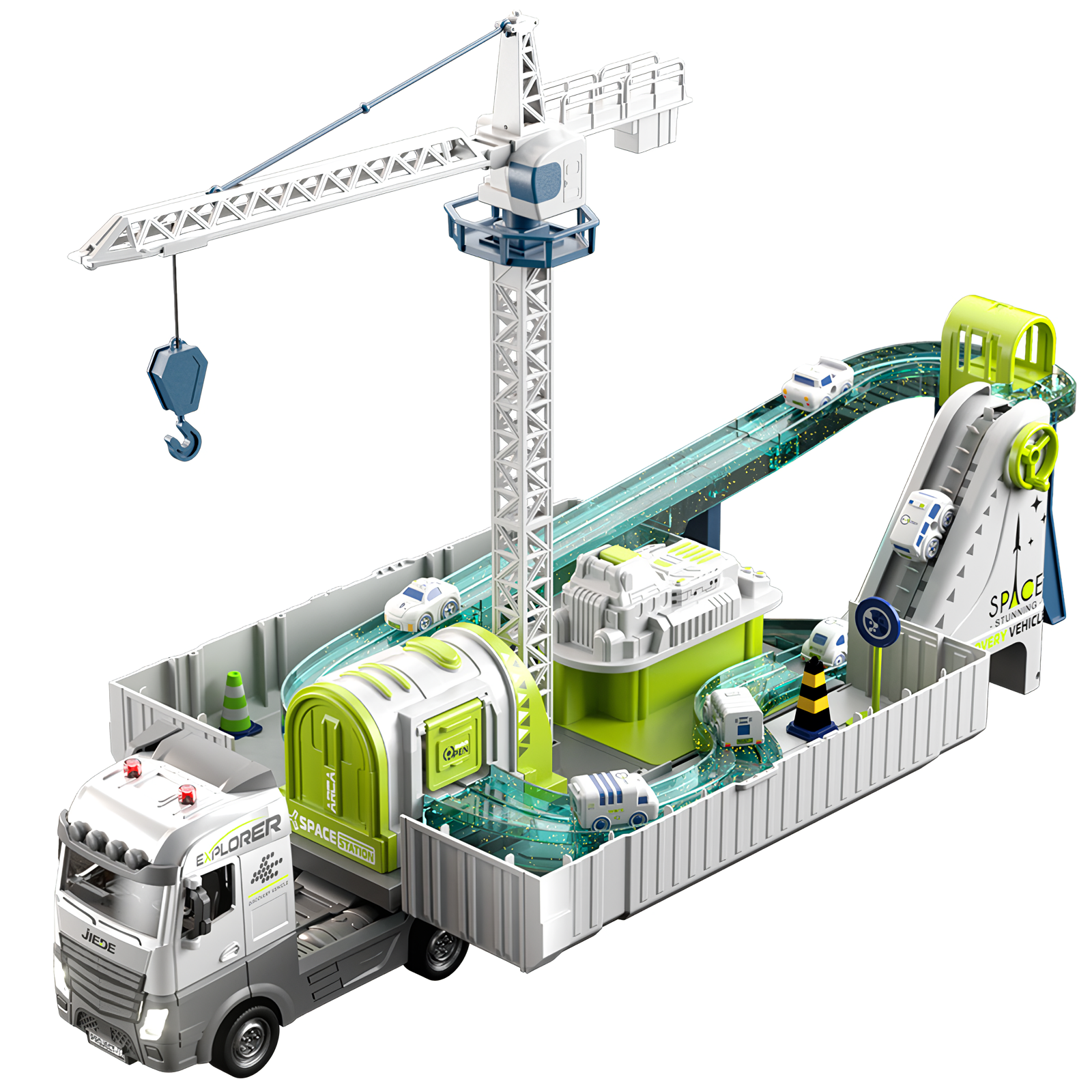 HNH Carrier Truck Toys for Kids, Construction Truck Car Kids Toys ...