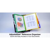 Ultimate Office AdjustaView™ 10-Pocket Desk Reference Organizer with ...