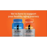 One A Day Men's 50+ Multivitamin Tablets, 100 Count, Supports Heart and ...
