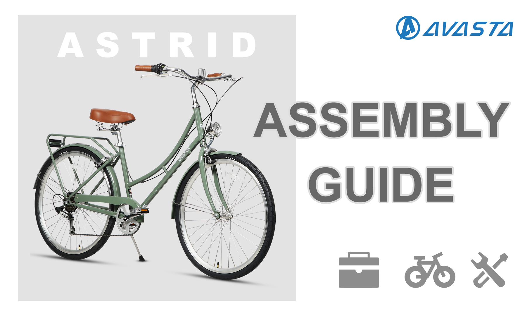 AVASTA Hybrid Bike for Women Female Lightweight Step Through 26 inch Hi ...