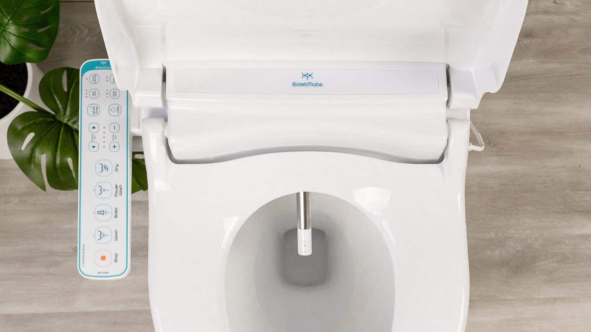 BidetMate 1000 Series Japanese Toilet Seat with Heated Bidet & Control ...