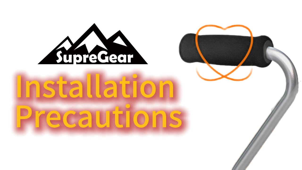 SupreGear Replacement Cane Grip for Offset Walking Canes, 0.8-inch, 4 ...
