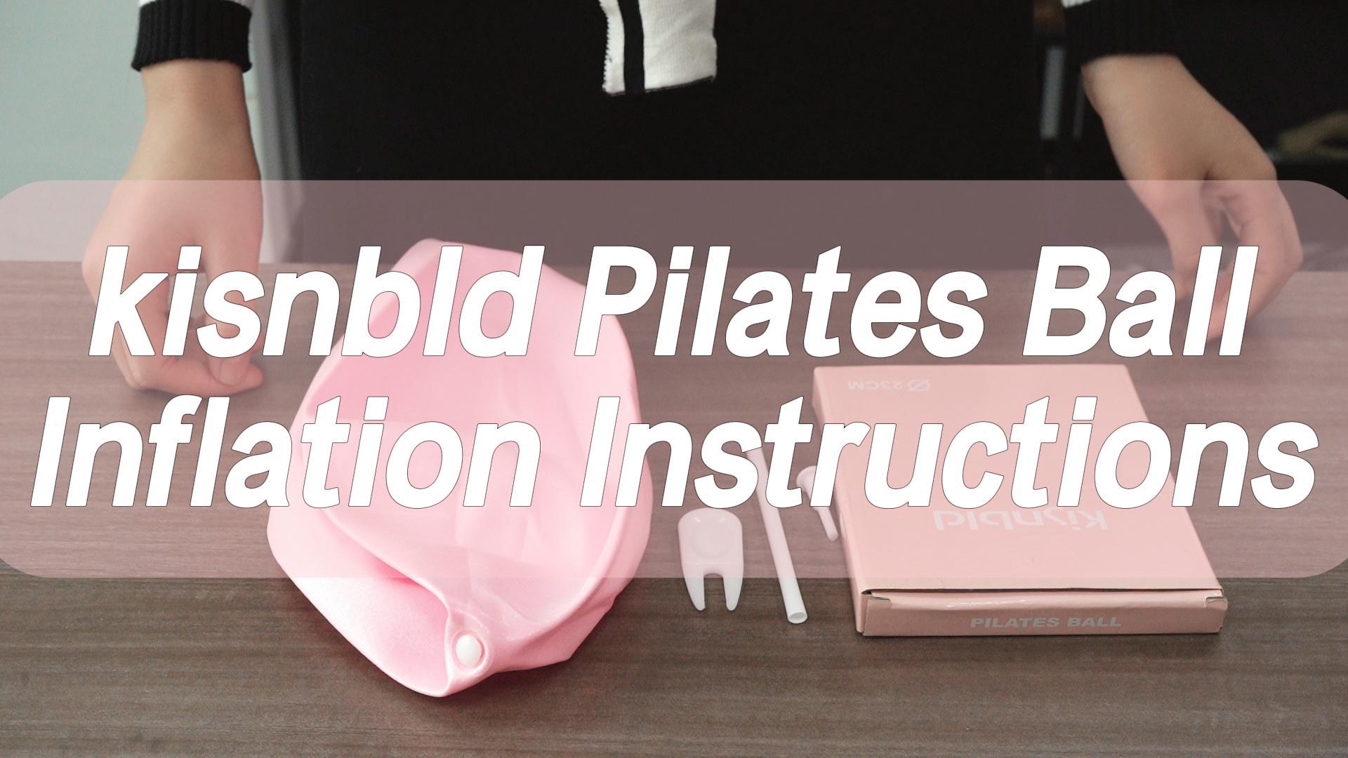 kisnbld, Pilates Ball, 9-inch Anti-Burst Small Exercise Ball, Mini Yoga ...