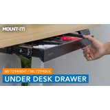 Mount-It! Under Desk Drawer - Shallow, Securely beneath your tabletop ...