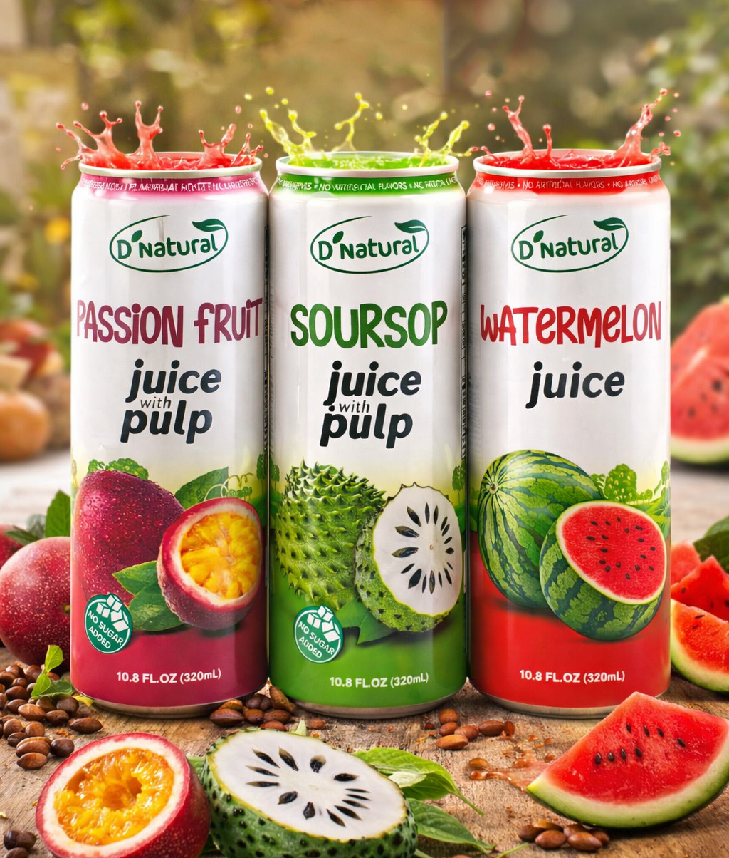 D'Natural- PASSION FRUIT Juice with pulp (100% Juice) - Walmart.com