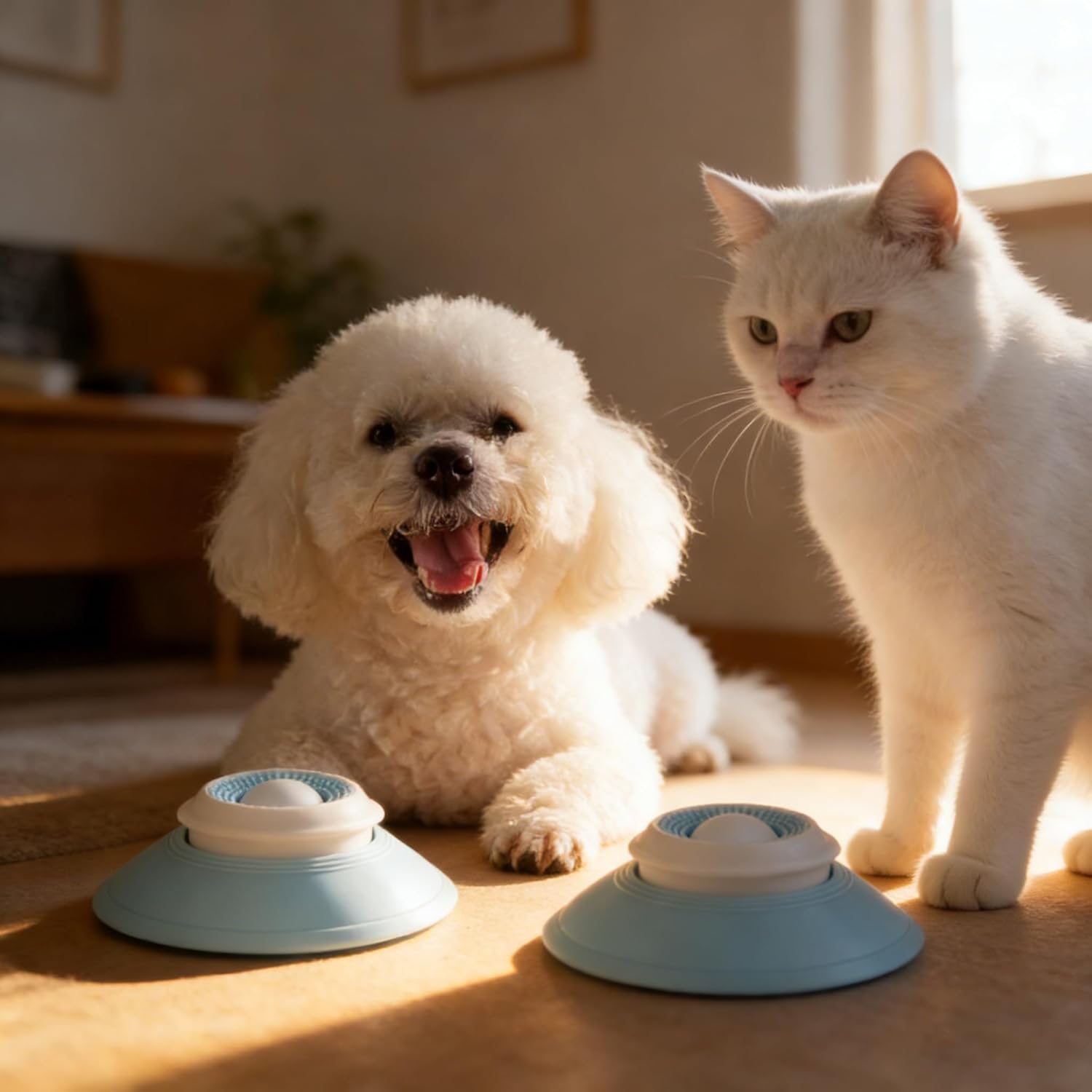 1Pc Slow Feeder Lick Ball Toy, Non-Slip Licking Bowl for Dogs & Cats ...