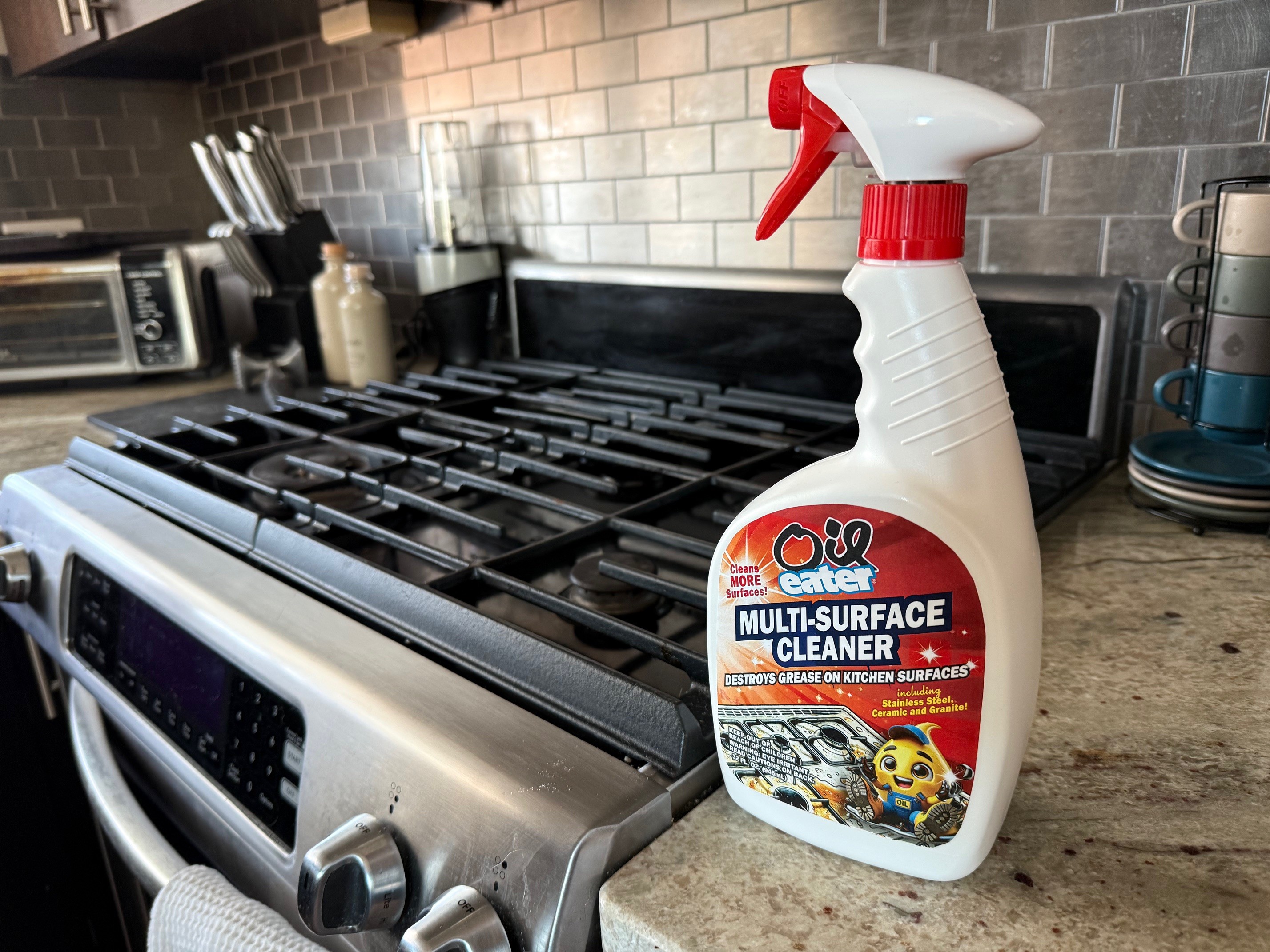 Oil Eater Multi-Surface Cleaner, Spray for Kitchens, 32 oz - Walmart.com