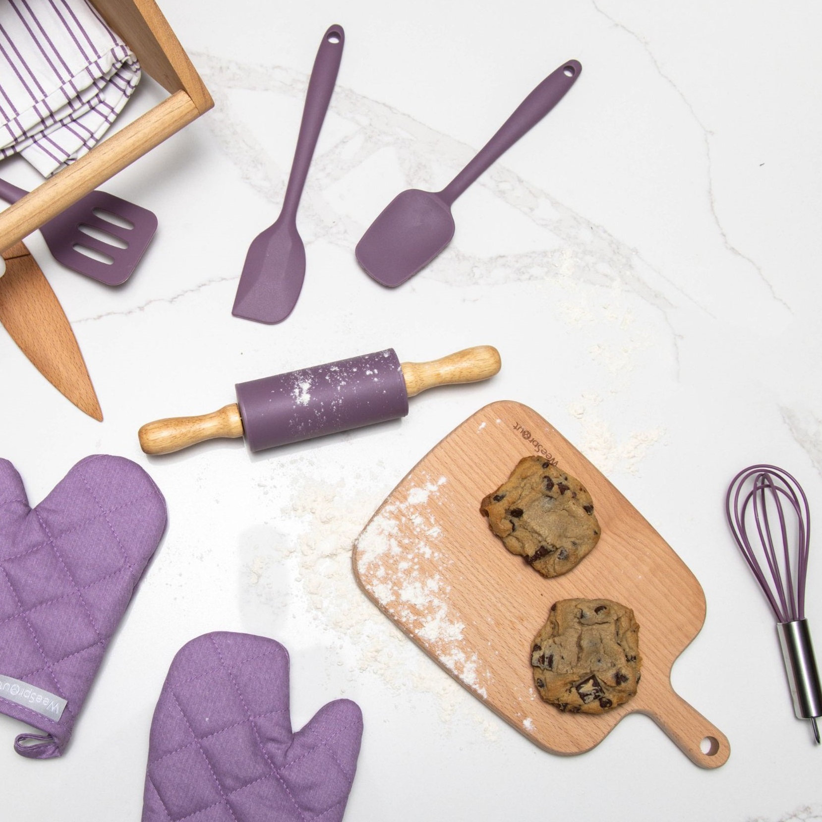 WeeSprout Little Chef Kids Cooking & Baking Set, 14 Piece Cooking Set ...