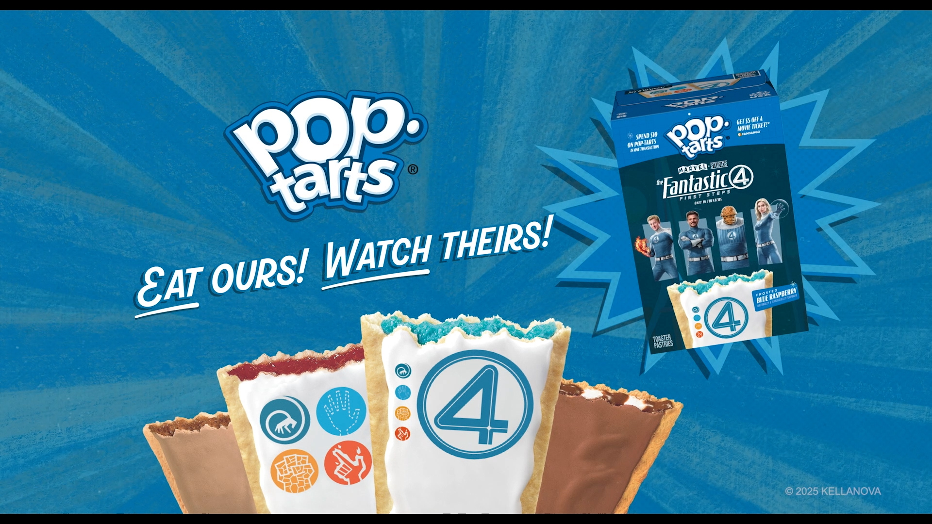 Pop-Tarts Frosted Blue Raspberry Toaster Pastries, Breakfast Food ...