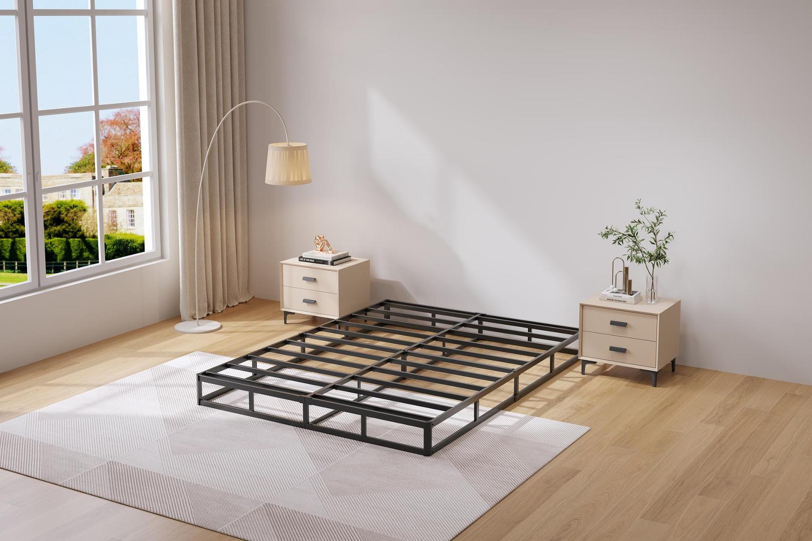 WANTAI King box spring mattress, 9 inches in height, made of metal ...