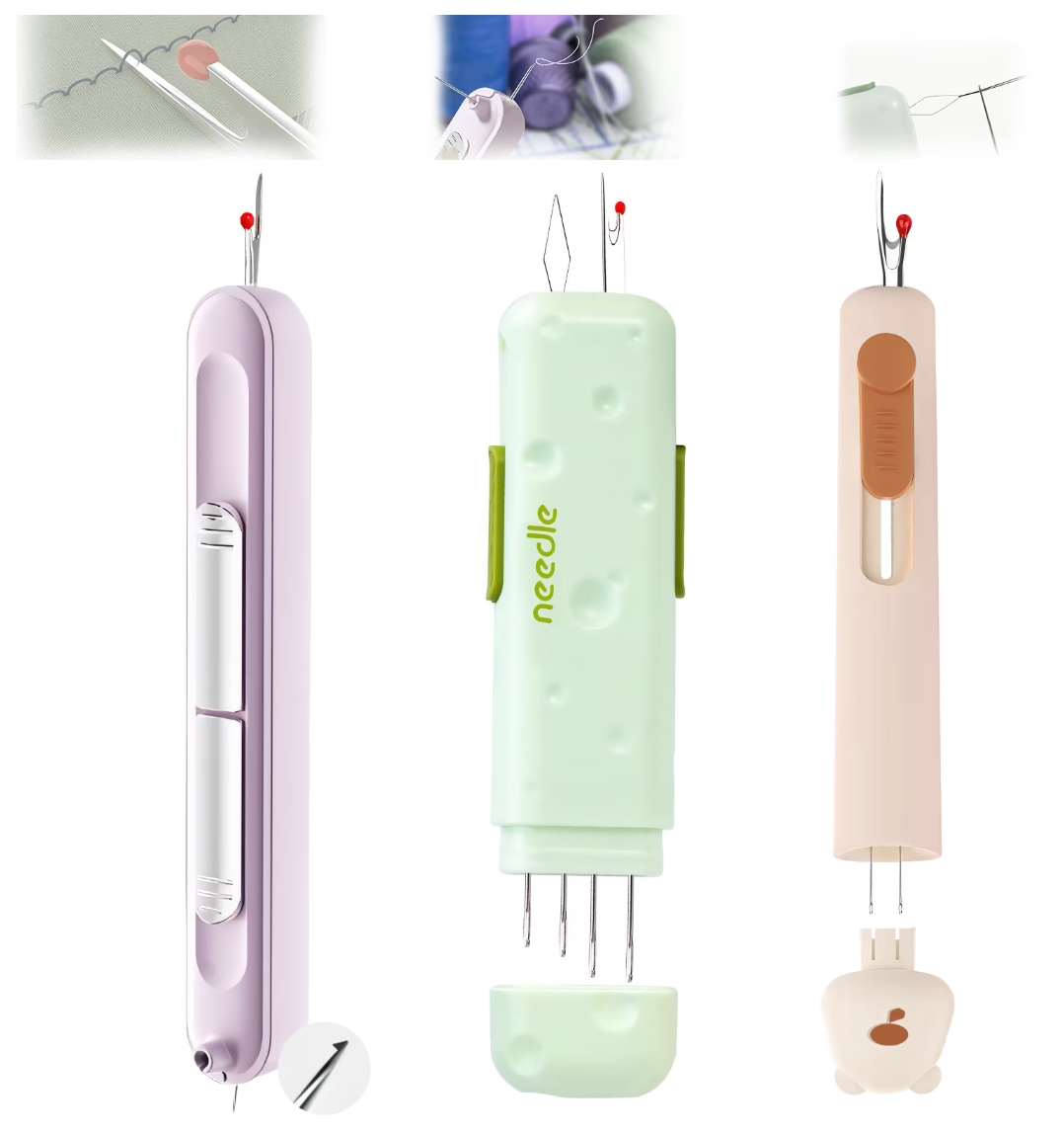 Needle Threader，2 in 1 Needle Threader Seam Ripper，3 in 1 Automatic ...