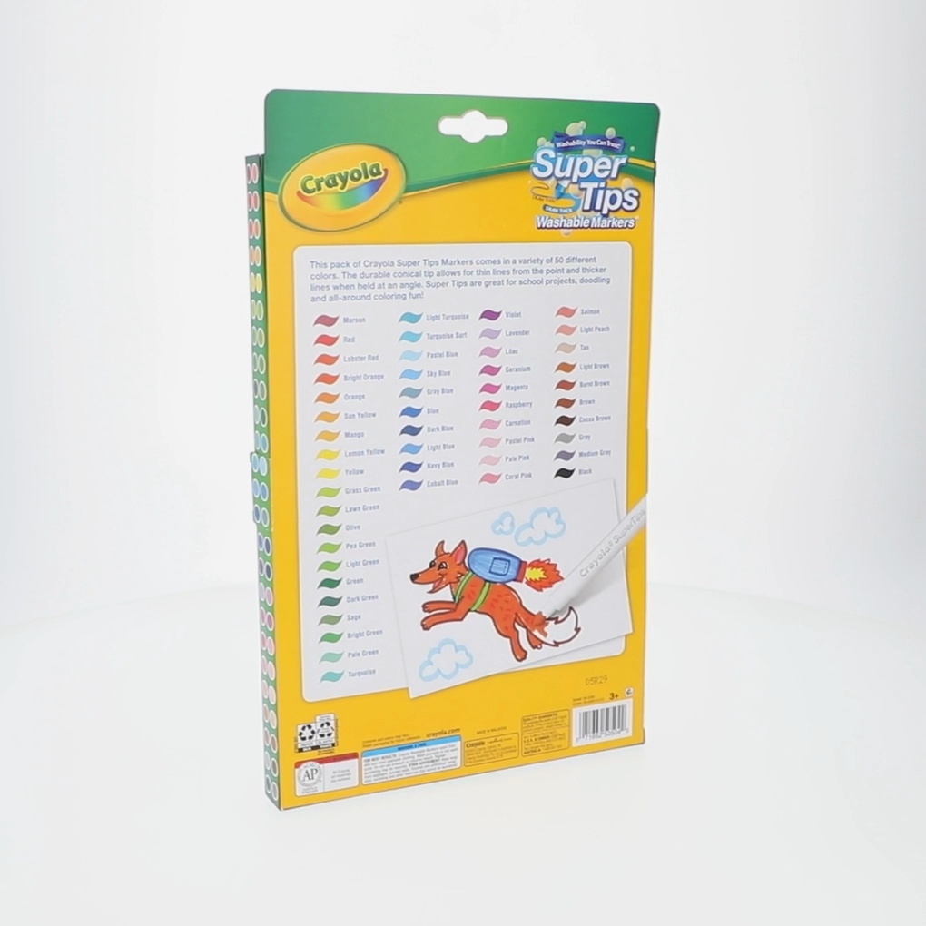Crayola 58 5050 Super Tips Washable Marker Pack Of 50