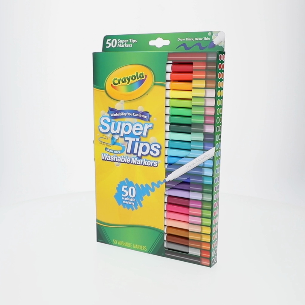 Crayola 58 5050 Super Tips Washable Marker Pack Of 50