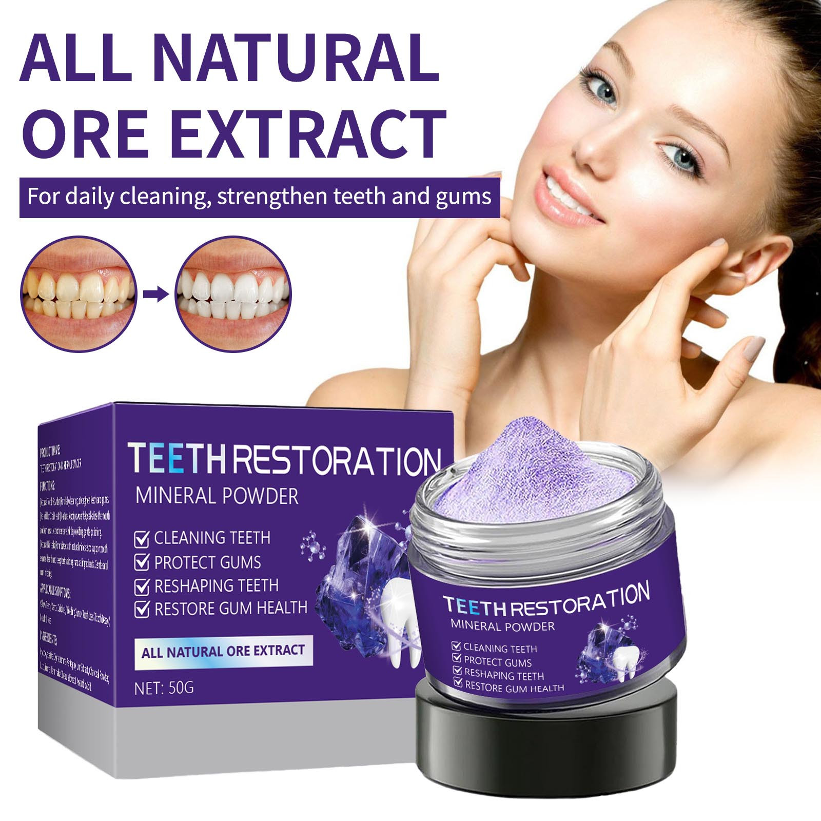 Oyikey Teeth Restoration Mineral Powder,Oyikey Tooth Restoration ...