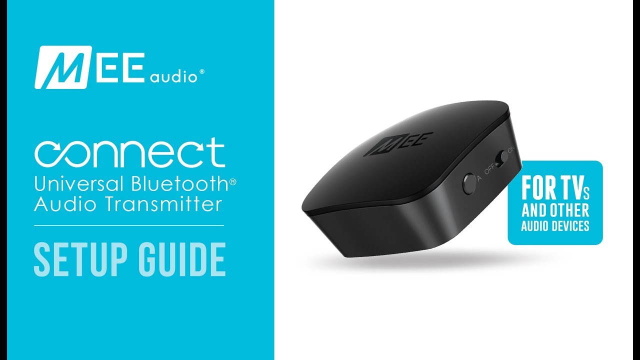 MEE Audio Connect Bluetooth Transmitter Adapter for TV; Music System ...