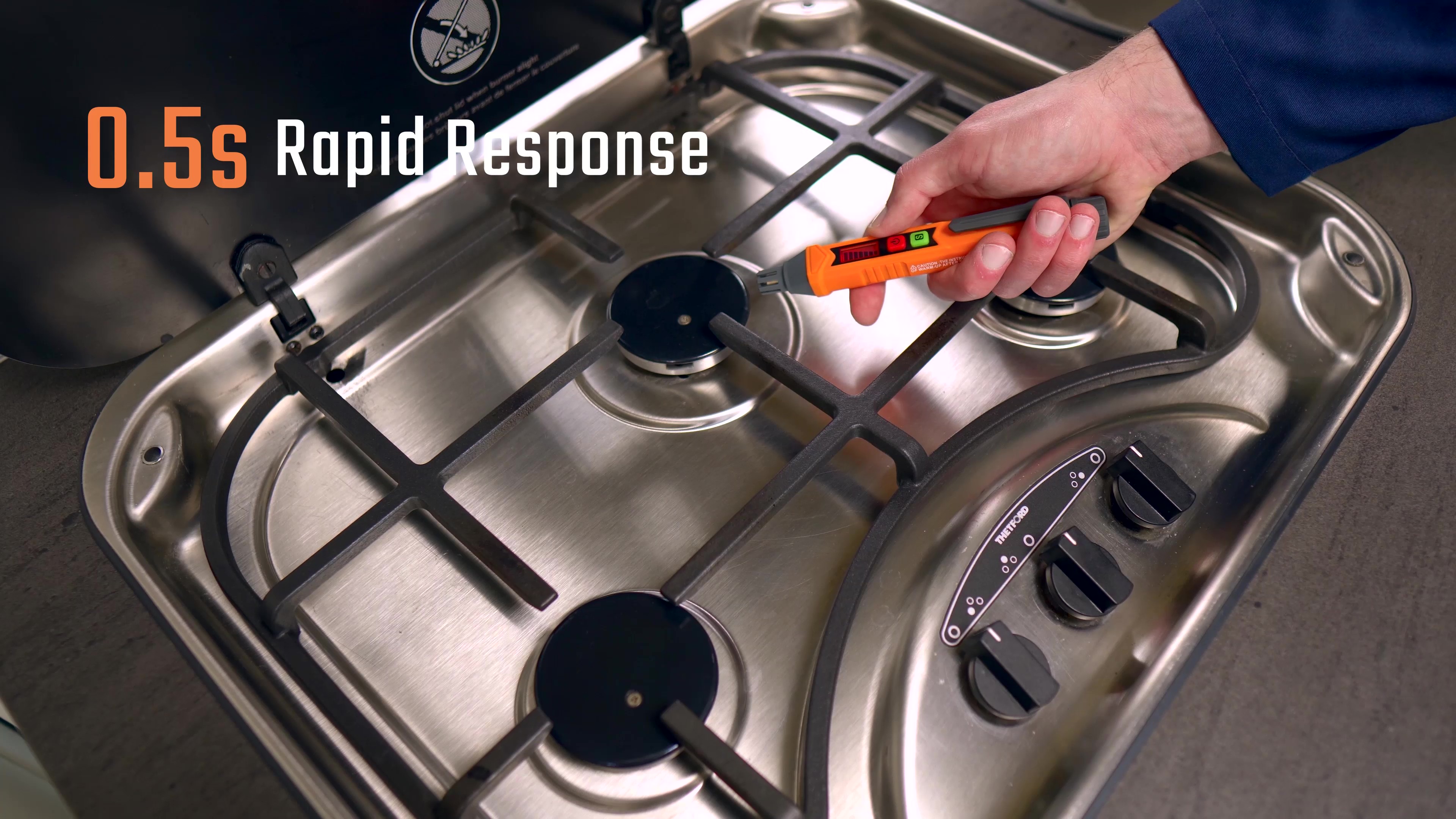 TOPTES Gas Leak Detector Portable Natural Gas Methane Propane Butane ...