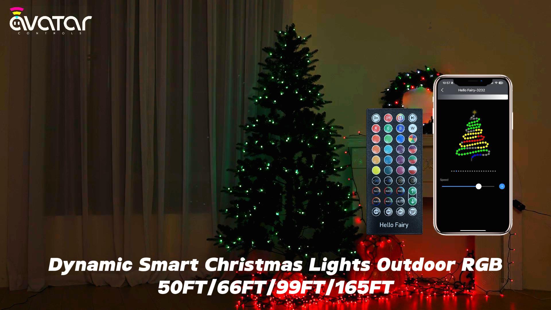 164FT 500 LED Smart String Lights Color Changing Programmable APP ...