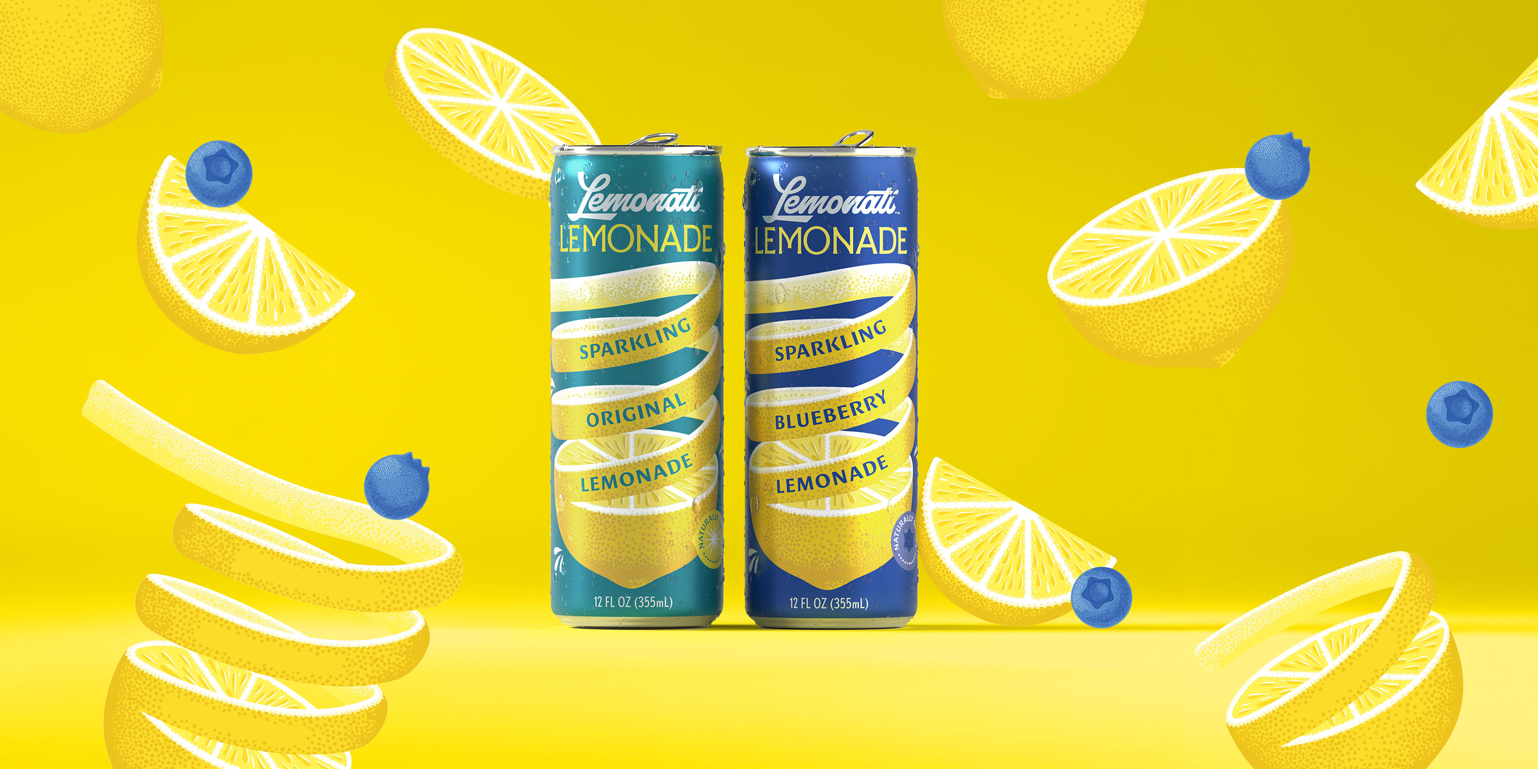 Lemonati, Sparkling Original Lemonade, 12 fl oz cans, 12 pack - Walmart.com