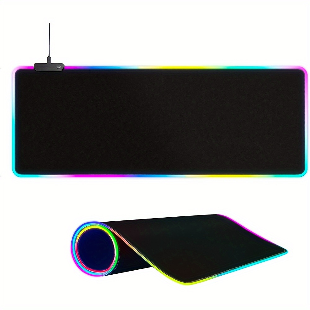 LED Mouse Pad 35.4x15.7 inch, Large RGB Glow Gaming Mouse Pad for ...