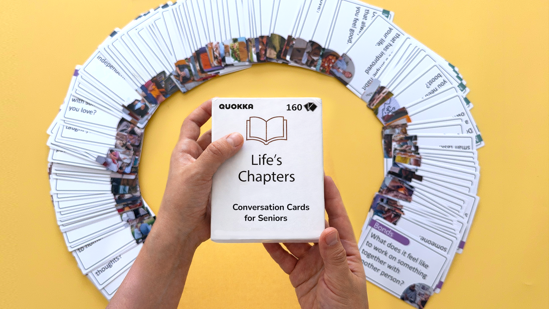 Quokka Conversation Cards for Seniors, 160 Memory Game Cards Alzheimer ...