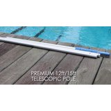 Kemano Aluminum Telescoping Pool Pole, Adjustable 3.4ft to 12ft, Anti ...