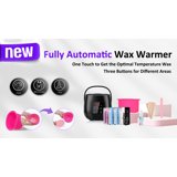 Waxfans Smart Waxing Kit, Auto Temperature Control, Hard Wax Kit for ...