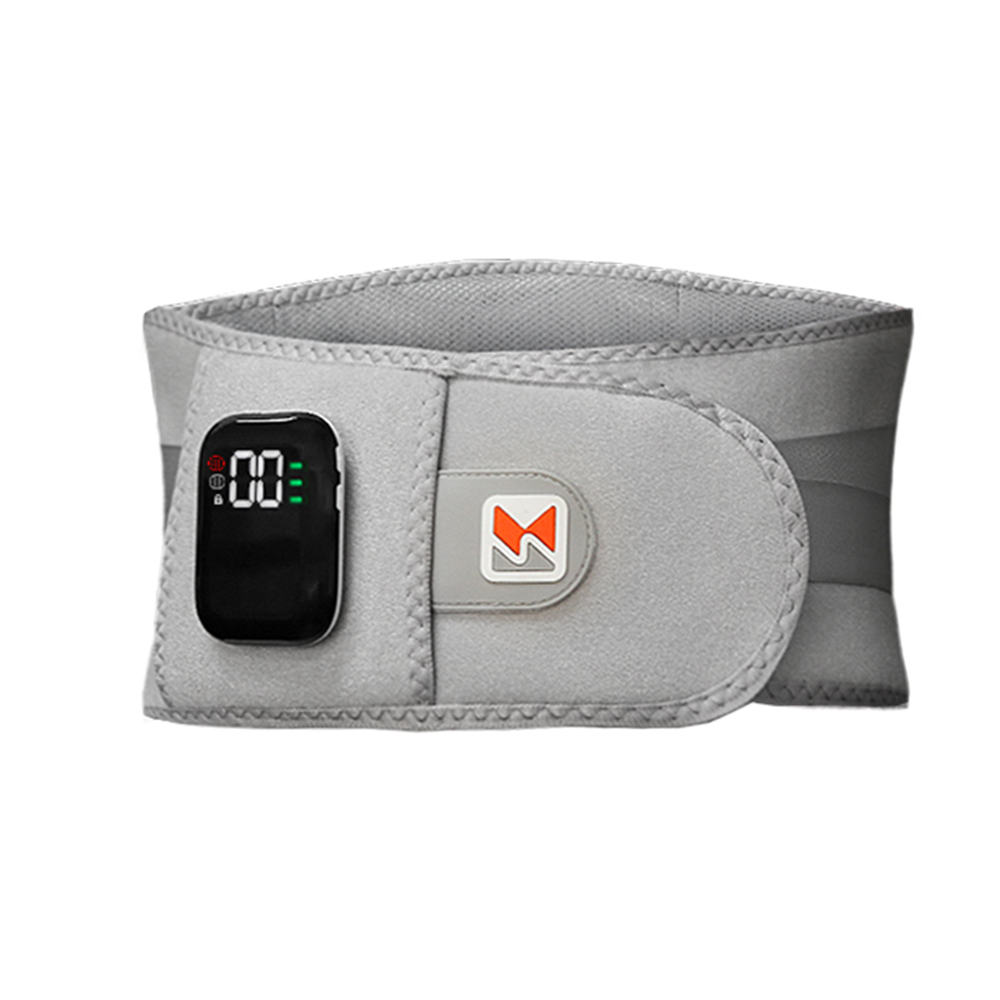 Electric Waist Massager Vibration Hot Compress Lumbar Brace Belt ...