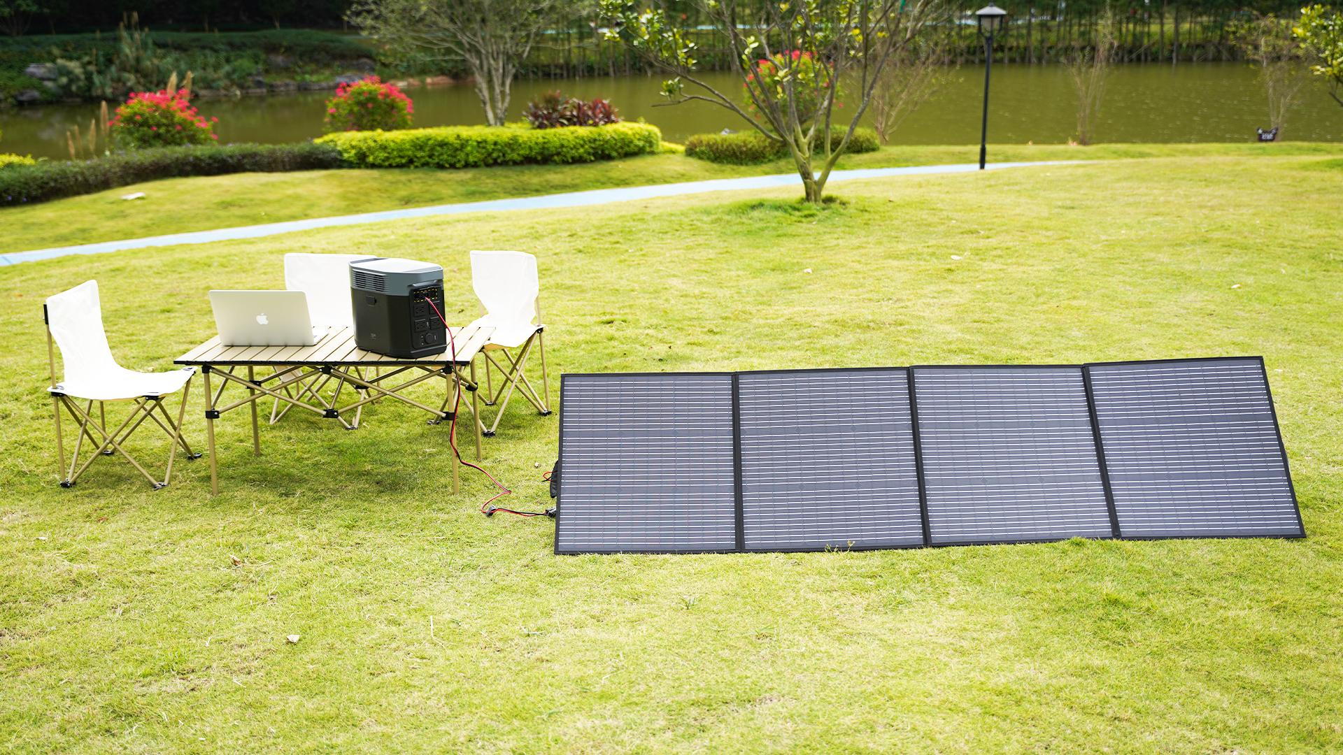 MHPOWOS 220W 40V Portable Solar Panel Solar Cable Solar Panel Kit IP67 ...