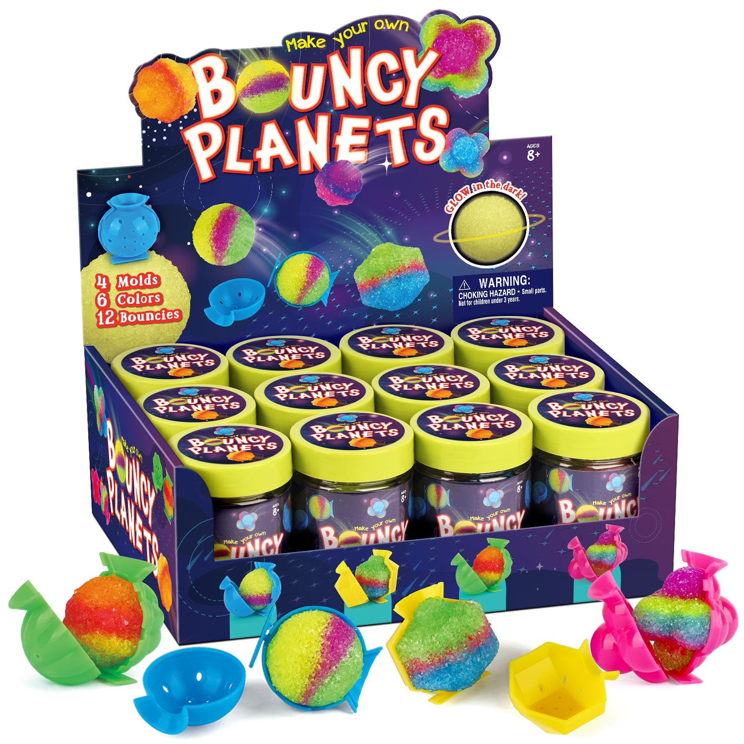 Piano Potato DIY Bouncy Ball Kit for Kids - 12 Individual Craft Sets ...